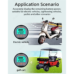 AiLi Voltmeter Ammeter Voltage Current Meter Voltmeter Ammeter 100V 350A Caravan RV Motorhome 999 AH
