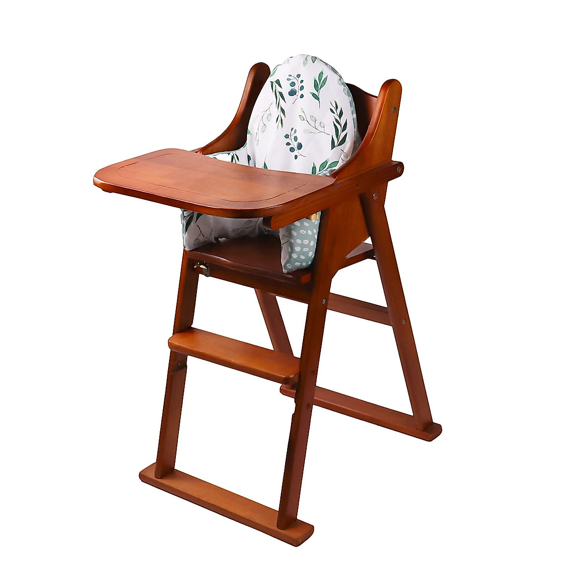 High Chair Cushion, for IKEA High Chair Cushion, Cushion High Chair, for IKEA Highchair Cushion for IKEA Antilop Highchair, Built-in Inflatable Cushion, Baby Sitting More Comfortable (Fresh Leaf)