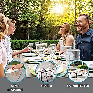 Lifetime Folding Picnic Table, 6-Foot, Gray