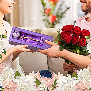 Mom Birthday Gifts for Women, Rose Flower Gifts for Her,Women Gifts from Daughter Son, Christmas Rainbow Rose Flower Gift,Mom Gifts for Mothers, Wife,Teen Girls,Grandma,Anniversary