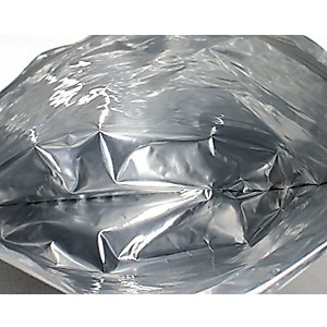 AwePackage Mylar Aluminum Foil Zipper Bag for Long Term food storage and collectibles - vacuum seal (10, 1.5 Gallon(12x16"))