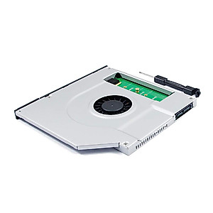 Internal Cooling Radiator Fan Cooler for Lenovo IdeaPad Z40 Z400 Z500 Z510 Z710 Z50-70 Z50-75 Z51-70 Z50-70 Z50-70 Laptop, 2nd M.2 NGFF SSD Caddy, Second Solid State Drive Enclosure Optical Bay