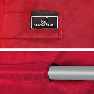 BenefitUSA Canopy ONLY Swing Chair Awning Outdoor Swing Cover Outdoor Patio Swing Canopy Replacement Porch Top Cover for Seat Furniture (65"x45", Burgundy)