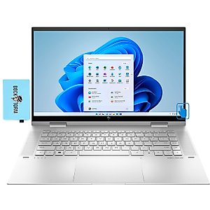HP Envy x360 15.6" FHD 60Hz Touchscreen IPS Display 2-in-1 Laptop (Intel i5-1135G7 4-Core, 16GB RAM, 1TB PCIe SSD, Intel Iris Xe, Backlit KYB, FP, WiFi 6, BT 5.1, HD Webcam, Win 11 Home) w/Hub