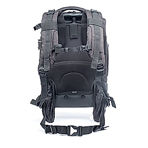 VANGUARD ALTA Fly 55T DSLR Camera Backpack, 4 Wheel Spinner/Trolley, Black