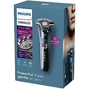 Philips Norelco Shaver 5400, Rechargeable Wet & Dry Shaver with Pop-Up Trimmer, S5880/81