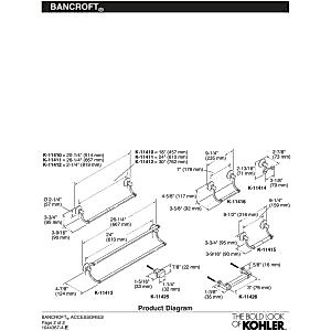 KOHLER Bancroft(R) Robe Hook, Oil-Rubbed Bronze