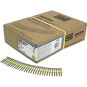 Simpson Strong-Tie DSVT2S Deck-Drive DSV Wood Screw (Collated) — 10 x 2 in. T25 6-Lobe, Tan (1500-Qty)