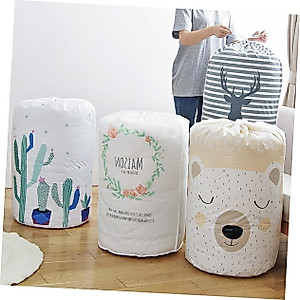 Ciieeo Laundry Organizer Quilt Storage Bag Drawstring Finishing Bag Clothing Laundry Bag