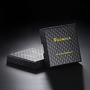 GEMOSA Cross Chain for Men 14K Gold Silver Plated Solid Iced Out 5A+ Cubic Zirconia Stainless Steel Cuban Link rope Layered Chains 1624 Inch Large Cross Diamond Pendant Nceklace for Women Boys Girls