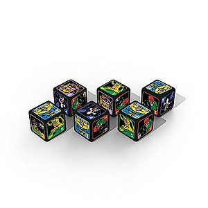 Marvel Villains Dice Set | Collectible d6 Dice Featuring Thanos, Doctor Octopus, Red Skull, Venom, Loki, and MODOK | Officially Licensed 6-Sided Dice