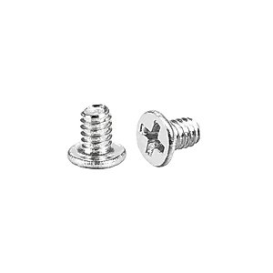 Tool parts M1.4x2mm Laptop Computer Screws 2.5mm Dia Head Screw Silver Tone 100pcs