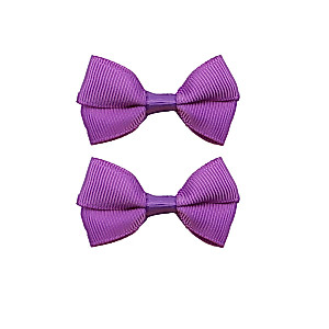 50PCS Tiny Baby Girls Hair Bows 2 Inch Grosgrain Ribbon Bows With Alligator Hair Clips Hair Barrettes Hair Accessories for Toddlers Kids Children Little Girls in Pairs