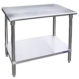 Stainless Steel Work Table Food Prep Worktable Restaurant Supply 18" x 48" NSF Approved