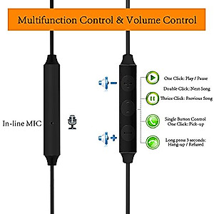 Sleep Headphones, MAXROCK Ultra Soft Comfortable In-ear Earphones w Mic and Volume Control Sound Blocking Earplugs Earbuds for Sleeping, Snoring, Bedtime, Relaxation, Air Travel, Insomnia & Meditation