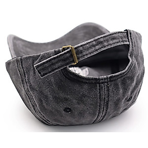 Vintage 60th Birthday Gifts Baseball Cap, Funny Embroidered Adjustable Washed Cotton Hats for Men Women Black