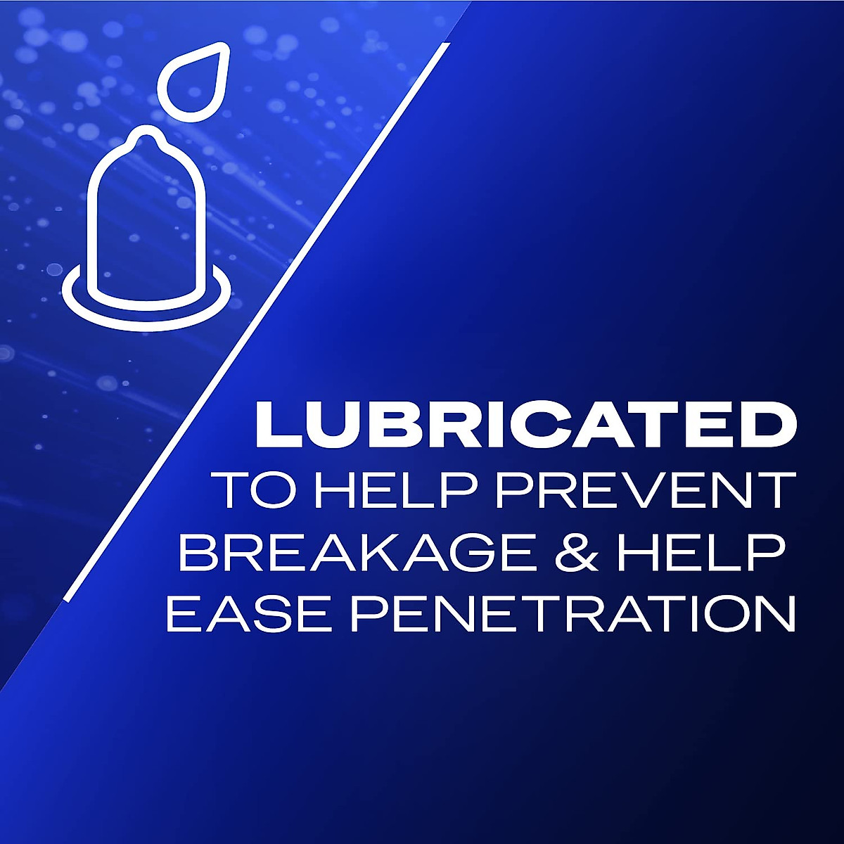 Condoms, Ultra Fine, Ribbed, Dotted with Delay Lubricant, Durex Performax Intense Natural Rubber Latex Condoms, 3 Count, Contains Desensitizing Lube for Men, FSA & HSA Eligible