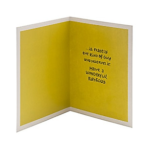 Hallmark Birthday Card for Him (Extra Attention), Color Band Cake (0499RZB1194)