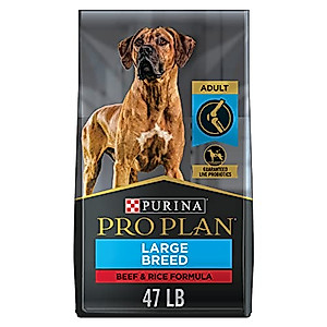 Purina Pro Plan Joint Health Large Breed Dog Food with Probiotics for Dogs, Beef & Rice Formula - 47 lb. Bag