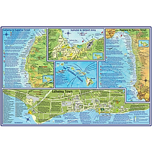 Maui Hawaii Adventure Guide Franko Maps Waterproof Map