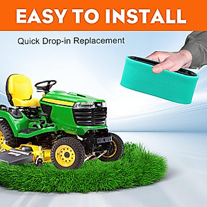 HIPA (Pack of 2) 496894S 496894 493909 Air Filter 272403S 272403 Pre Filter compatible with 12.5-17 HP 5053K Lawn Mower