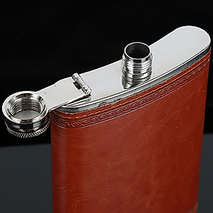 Hip Flask for Alcohol Whiskey Liquor Flask 9 oz with Funnel Personalized Wine Drinking Flasks