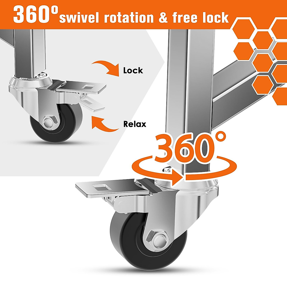 Universal Firepit Stand for 15" 17" 19.5" 22" 25" 27" FirePit, Stainless Steel Camping Fire Pit Stand for Solo Stove Ranger, Bonfire, Yukon, Outdoor Fireplace Accessory for Solo Stove & Other Fire Pit