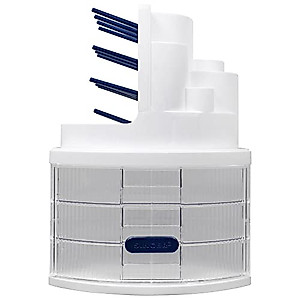 SINGER Sew-It-Goes Spin & Go Multipurpose Sewing Storage Container and Craft Organizer with Removable Drawers, Built-in Peg Board