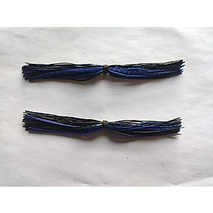 senlang 10 Bundles 50 Strands Fishing Silicone Skirts Spinnerbaits Buzzbaits Squid Rubber Line Jig Head Lures Replacement Fly Tying Material L7