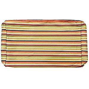 TECOSARA Patio Cushion Cover Replacement 42 X 18 X 3 inch, Outdoor Patio Bench/Settee Cushion Slip Cover, Waterproof Fitted Loveseat Sofa Chair Seat Slipcover