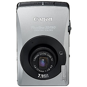 Canon PowerShot SD750 7.1MP Digital Elph Camera with 3x Optical Zoom (Black)