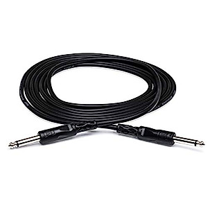Hosa CPP-105 1/4" TS to 1/4" TS Unbalanced Interconnect Cable, 5 Feet