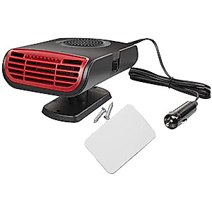 Car Heater 12V 150W Portable 3 in 1 Heating & Cooling& Air Purify Electric Fan Heater for Fast Heating Defroster Defogger Demister for Car SUV Truck （US Warehouse in Stock）