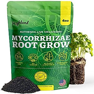 Mycorrhizal Fungi Root Grow Mycorrhizae for Plants Myco Ultra Soil Real Growers Plant Success Root Enhancer for Plants Microbes for Soil Mycorrhizal Inoculant Root Powder for Plants Mycorrhizae Soil