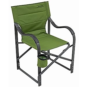 ALPS Mountaineering Camp Chairs for Adults - Comfortable Padded Polyester Fabric Over Sturdy Wide Aluminum/Steel Frame with Tall Back, Folds Flat, Cactus