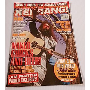 Kerrang! magazine(UK Publication) issue 515, October 8, 1994 (FAITH NO MORE on cover)[single issue magazine]***WEAR on COVER, CORNERS and SPINE***