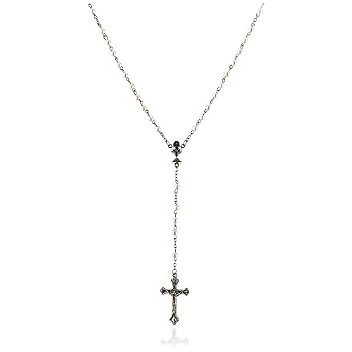 Precious Moments 202428 Faith is The Light That Guides You Girl Resin Box with Rosary, One Size, Multicolored