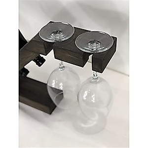 DOUBA Desktop Wine Rack Bracket Wine Cabinet Wine Display Decorative Wine Rack Walnut Wine Rack Wine Set