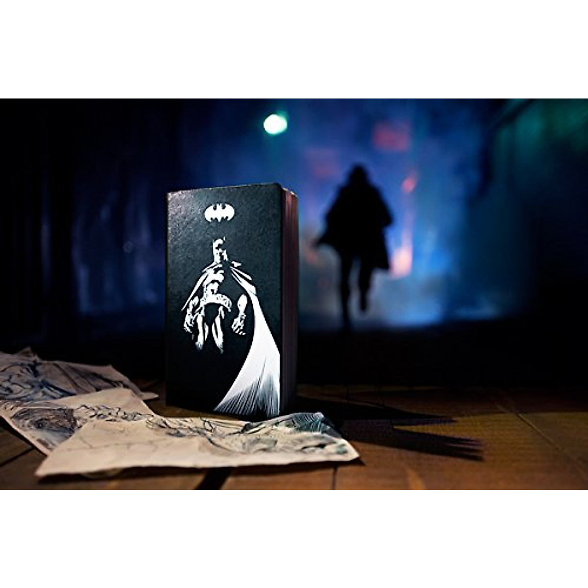 Moleskine Limited Edition Batman Notebook, Hard Cover, Pocket (3.5" x 5.5") Plain/Blank, Black, 192 Pages (LEBA01QP012)