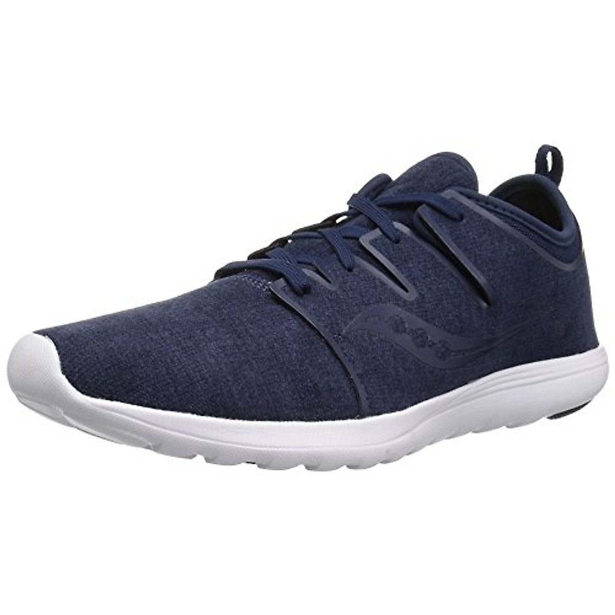 Saucony Women's Eros Lace Running Shoe, navy, 12 Medium US