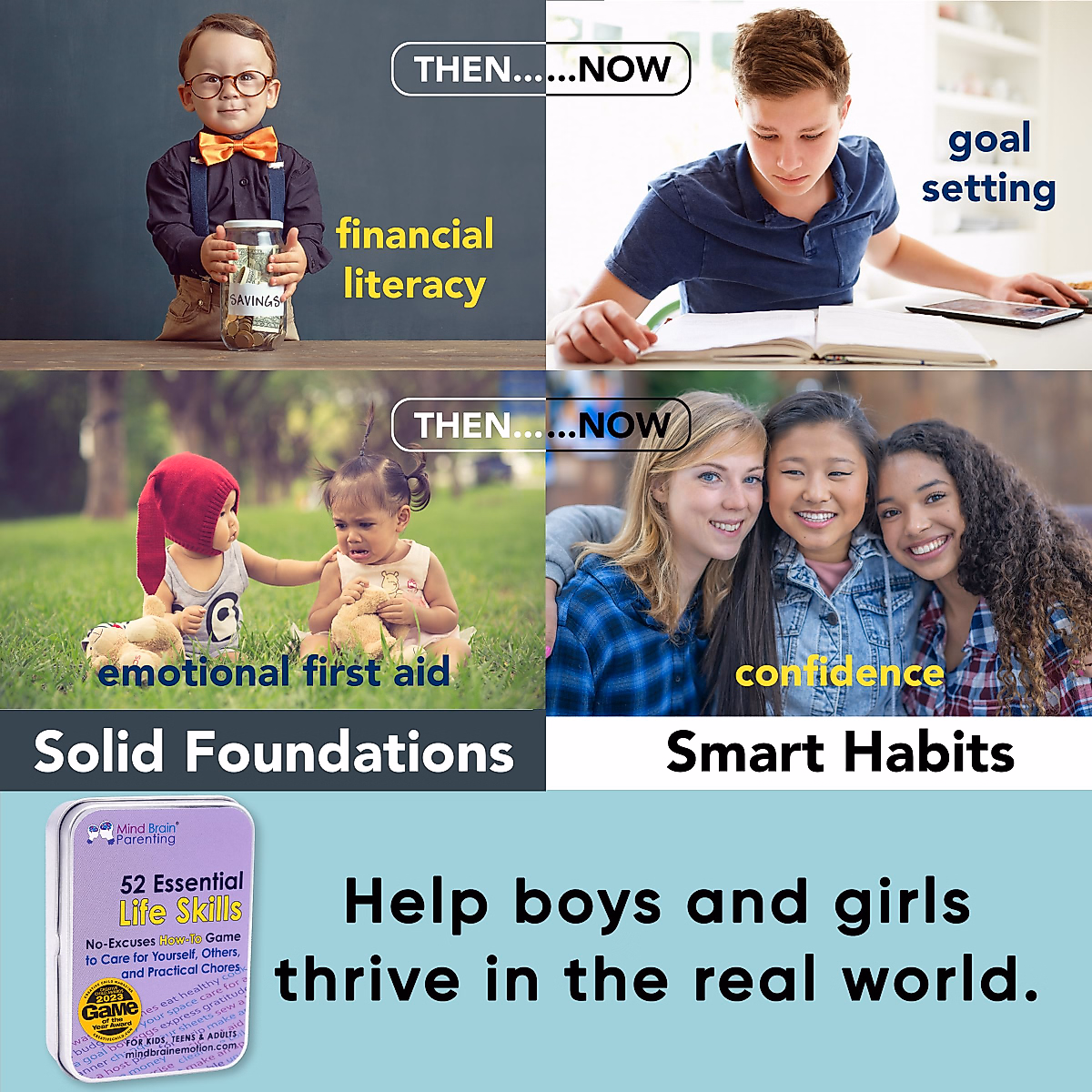 52 Essential Life Skills: No-Excuses Game to Teach Kids, Teens & Adults How To Care for Self & Chores, Practical Solution by Harvard Educator for Responsible Boys, Confident Girls, Happy Family