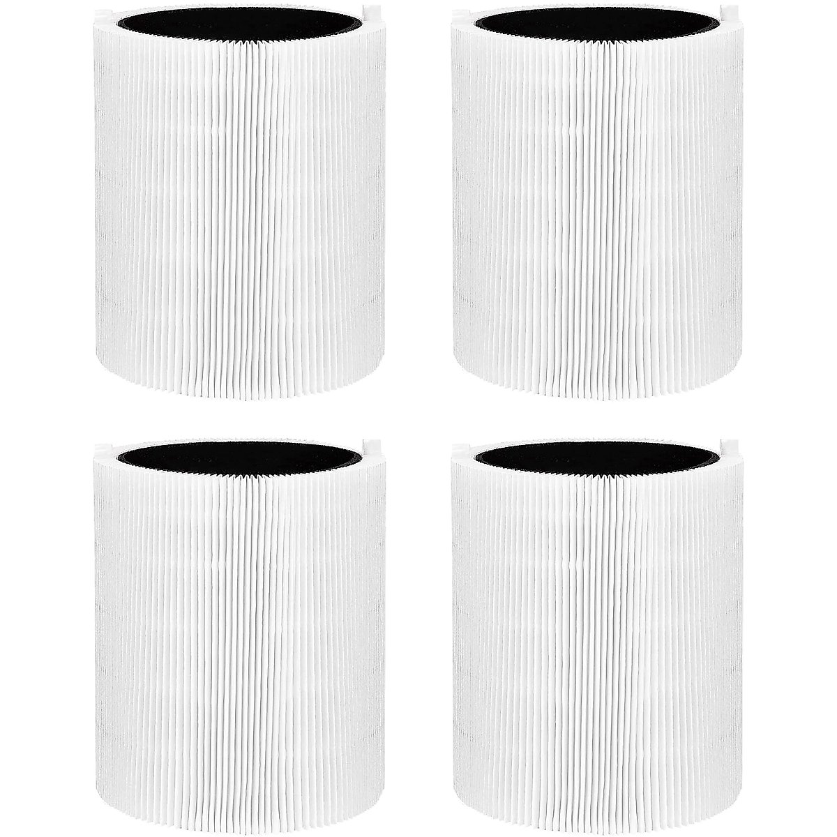 Fette Filter - 311 Air Purifier Replacement Filters, Compatible with Blueair Pure 311 High-efficiency 2-in-1 Filtration Systems, Particle Filter + Carbon Filter (Pack of 4)