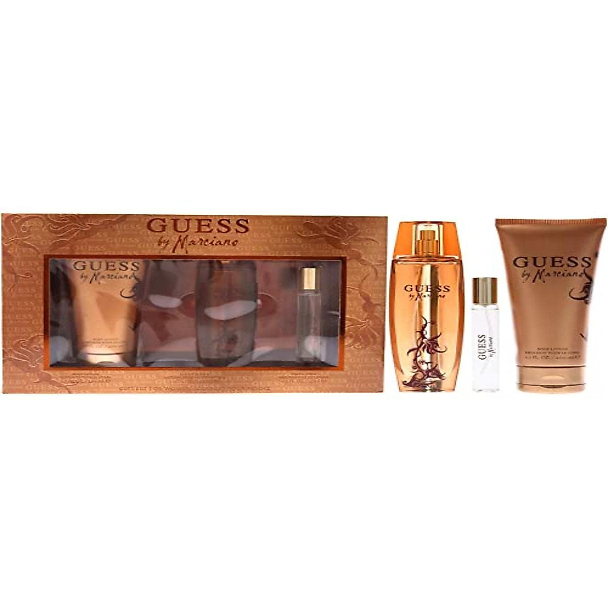 GUESS by Marciano 3 Pc Gift Set 3.4oz EDP Spray, 0.5oz Travel Spray, 6.7oz Body Lotion GIFTSET