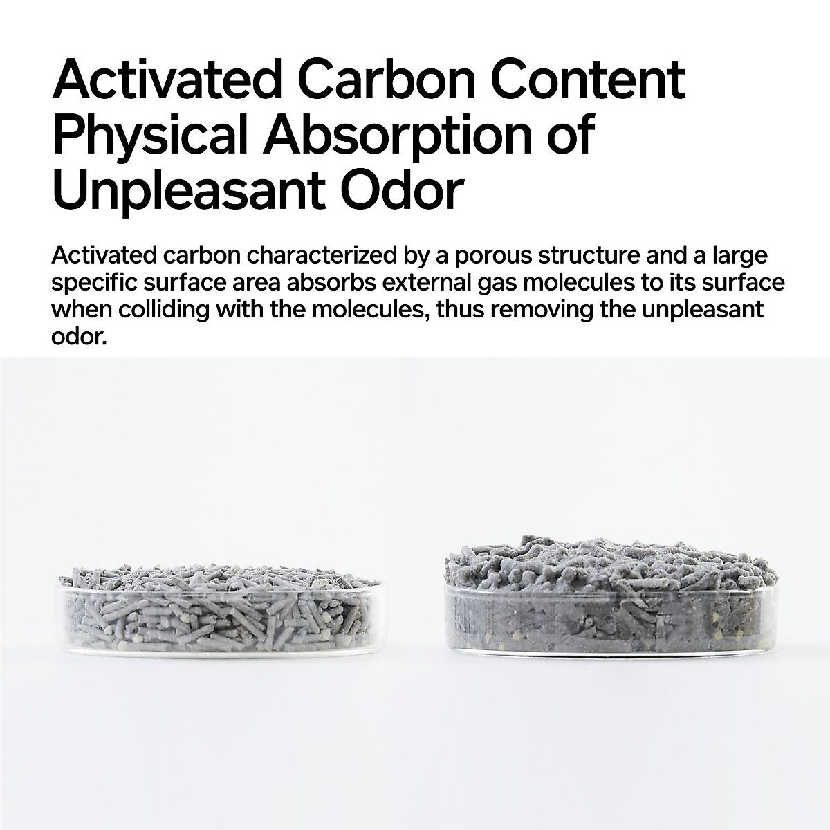 pidan Mixed Cat Litter Tofu with Activated Carbon Bentonite Flushable Odor Free Absorbent and Fast Drying Selected Quality Pea Dregs Solubility in Water Vacuum Package (6L-5.3lb/Bag, 1bag)