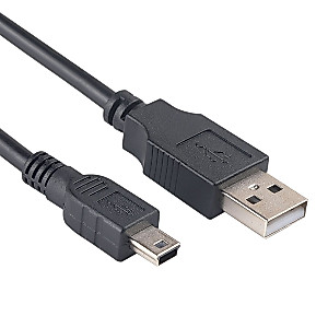Sqrmekoko USB Interface Charging Data Transfer Cable Compatible with Canon PowerShot Digital Cameras & Camcorders (Black)