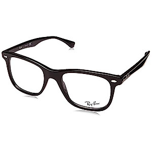 Ray-Ban RX5248-2000 Eyeglasses, Black, 51 mm