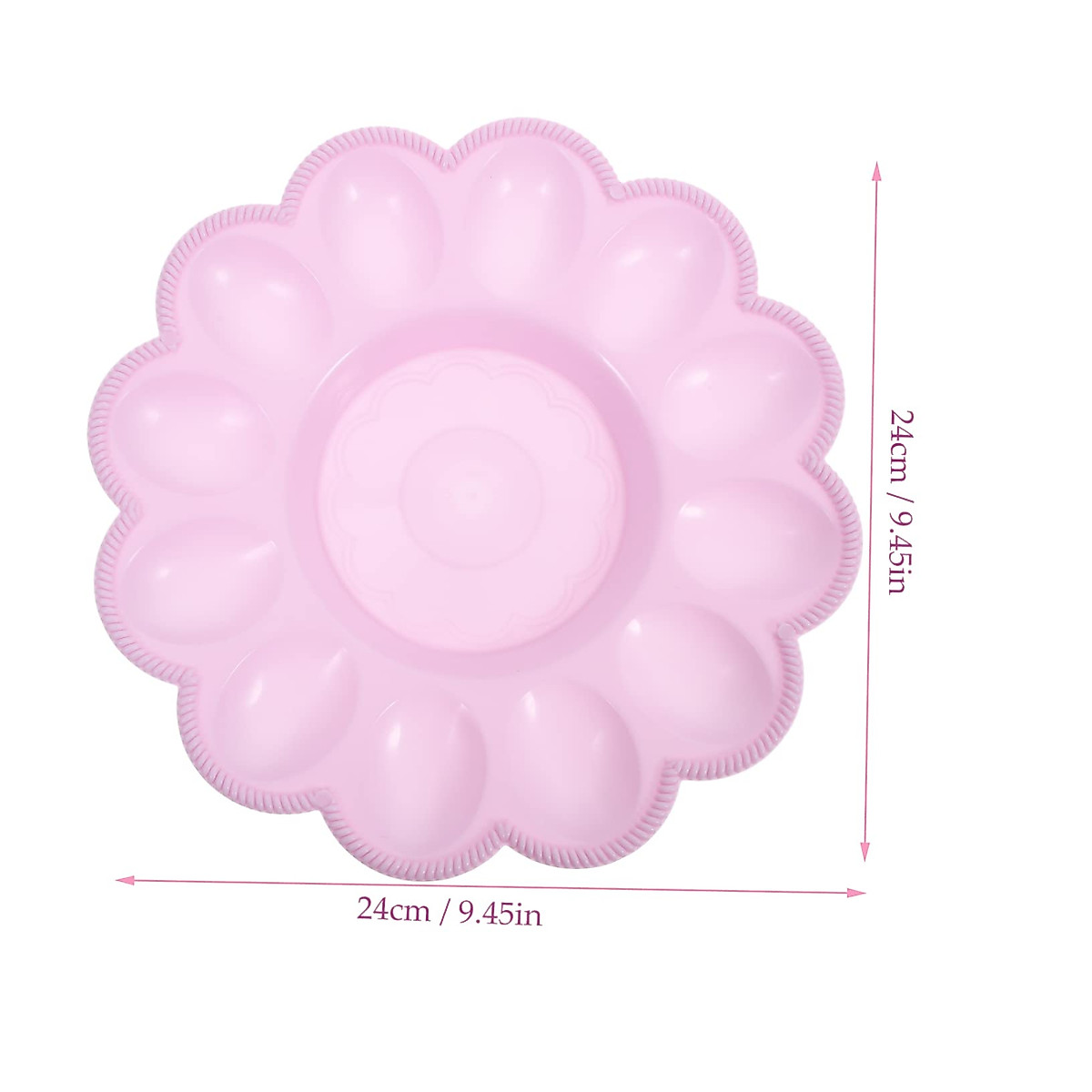 STOBAZA Plastic Dinnerware 4pcs Egg Storage Tray Plastic With Cover Egg Box Fruit Pies