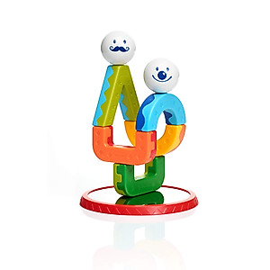 SmartMax My First Acrobats STEM Magnetic Toy with Building Challenges for Ages 1.5-5