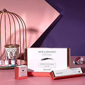 Ibcccndc Brow Lamination Kit Professional Starter Kit Perfect Full Fluffy Sculpt Brows Suitable for Salon Home Use | Eyebrow Brush And Eyelash Micro Brushes Added