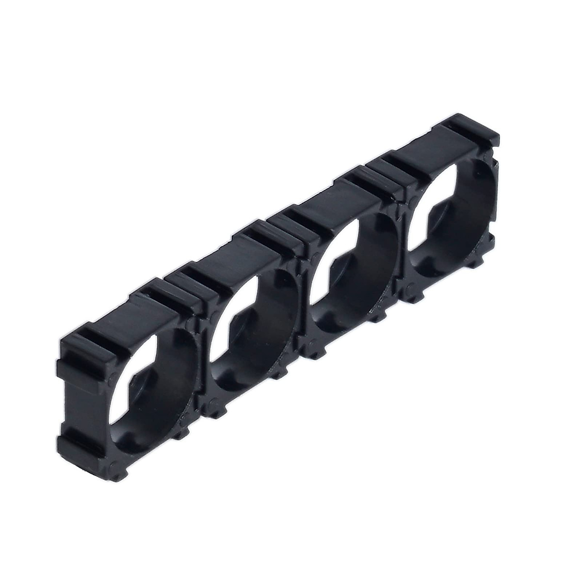 MGGi 100pcs 18650 Lithium Battery Cell Holder, Plastic Li-ion Battery Pack Bracket Safety Spacer Radiating Shell Storage Bracket Cylindrical Cell Battery Stand Cell Spacer for DIY Fixed Battery